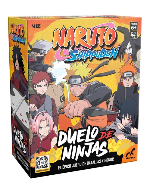 Juego de de tarjetas y dados duelo de ninjas Naruto Shippuden Novelty 1