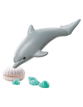 Figura armable Playmobil Wiltopia Delfín